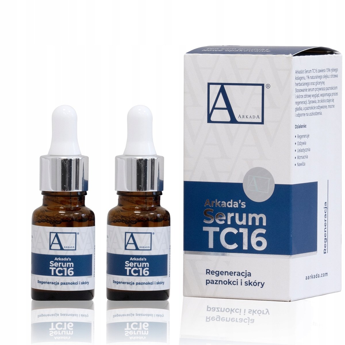 AARKADA 2x serum kolagenowe TC16 do odbudowy paznokci | Sklep EMPIK.COM