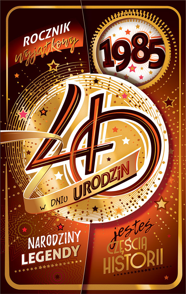 AB Card, Kartka z cyfrą rocznik, PS45 - AB Card | Sklep EMPIK.COM