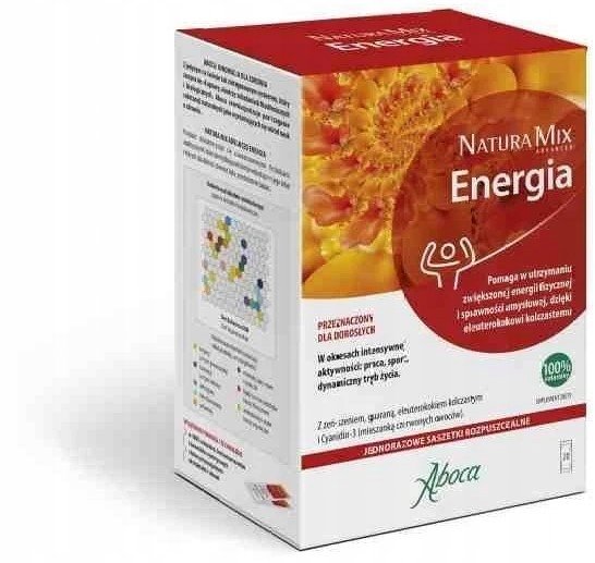 Aboca Natura Mix Advanced Energia Żeń-Szeń Saszetki 20 szt. | Sklep ...