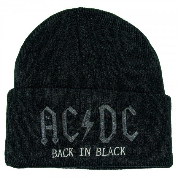AC/DC Back In Black Beanie - | Muzyka Sklep EMPIK.COM