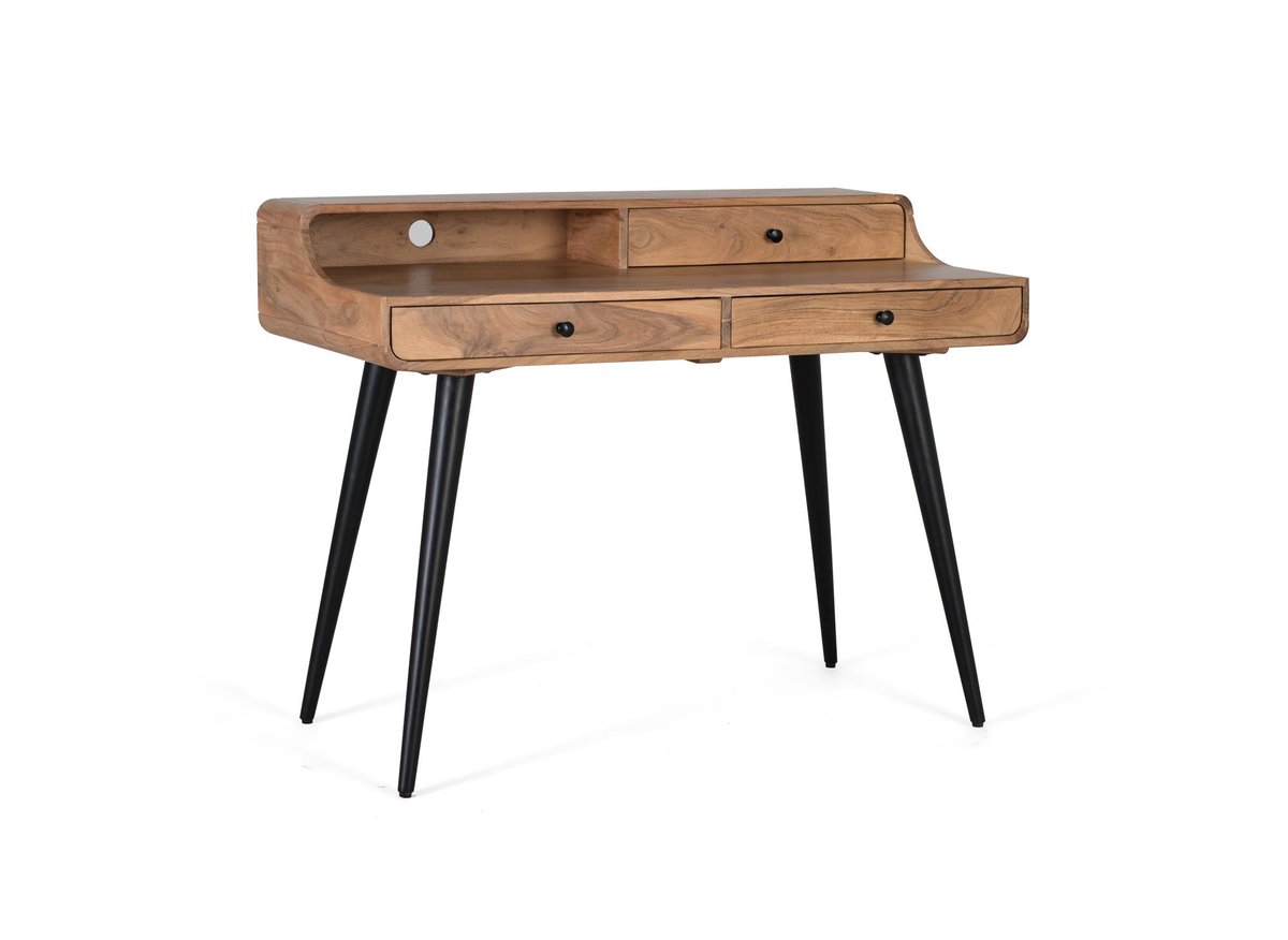 ACACIA WOOD DESK Brown. Giner y Colomer 90x60x115 - giner and colomer ...