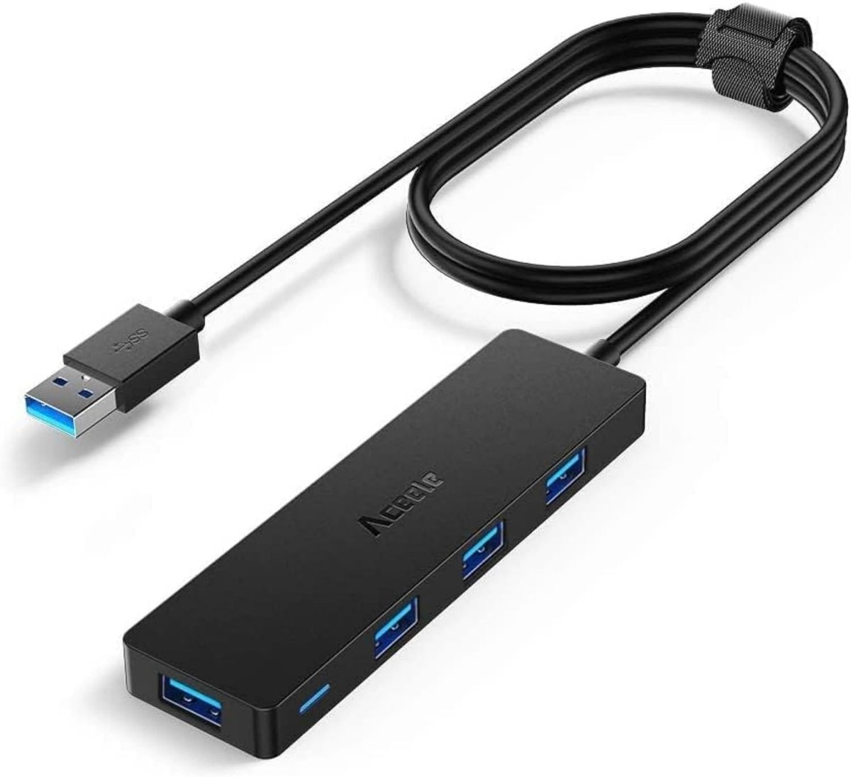 Aceele Usb 3.0 Hub 4 Porty Wieloportowy Hub Usb 5Gb/S Z Kablem 120Cm ...