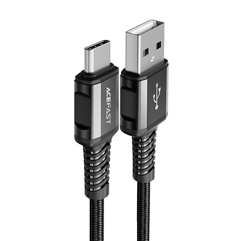 Acefast kabel USB - USB Typ C 1,2m, 3A czarny (C1-04 black) - Acefast ... Acefast kabel USB - USB Typ C 1,2m, 3A czarny (C1-04 black) - Acefast ...
