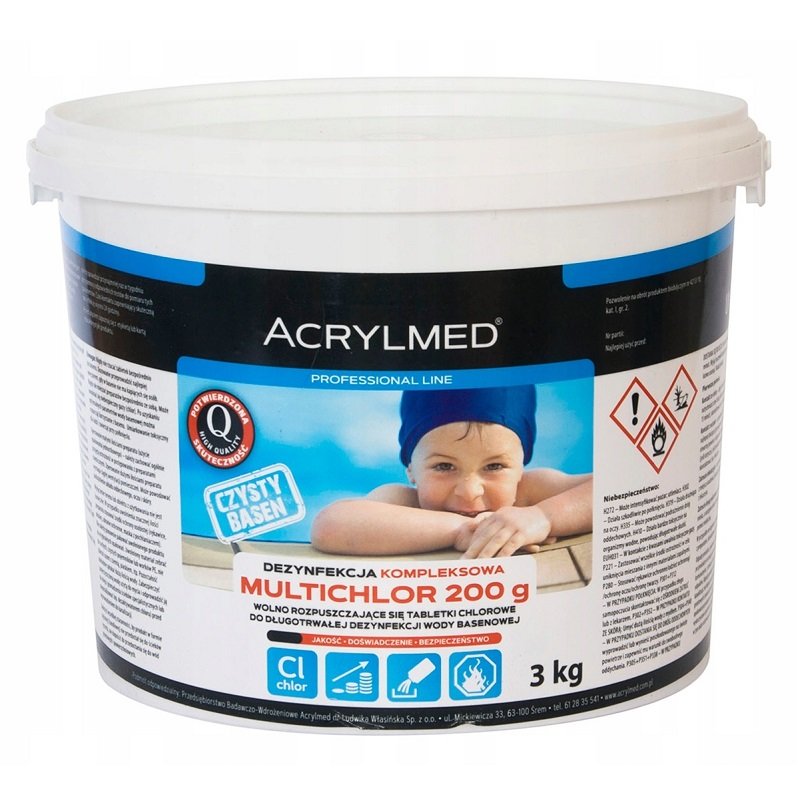 ACRYLMED MULTICHLOR TABLETKA 200G - 3KG - Acrylmed | Sklep EMPIK.COM