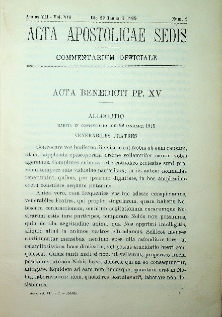 Acta apostolicae sedis Annus VII Volumen VII 1915 r. - W opisie | Książka w Empik