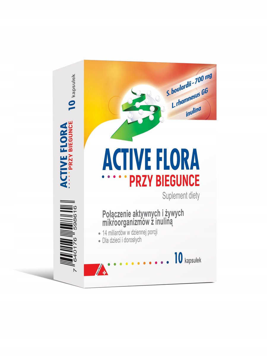 Active Flora Przy Biegunce Inulina Probiotyki 10 Kapsułek | Sklep EMPIK.COM