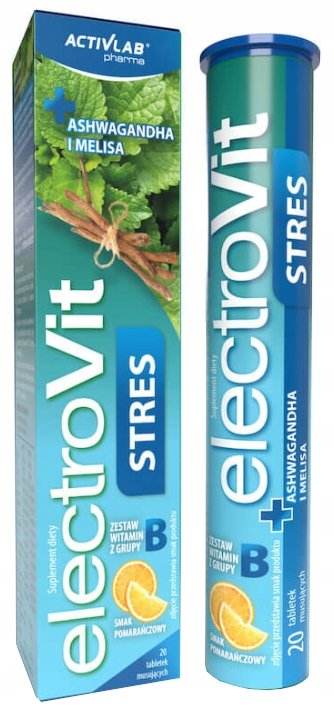 Activlab Electrovit Stres Pomarańcza 20Tabl. Mus. | Sklep EMPIK.COM