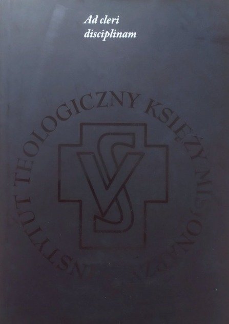 Ad cleri disciplinam Rozprawy jubileuszowe z okazji 100 - lecia ITKM w ...