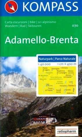 Adamello-Brenta. Mapa 1:40 000 - Opracowanie zbiorowe | Książka w Empik