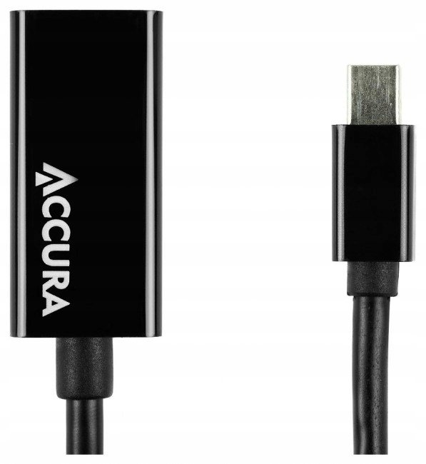 Adapter Accura mini Displayport > HDMI M/F 0.2m - Accura | Sklep EMPIK.COM
