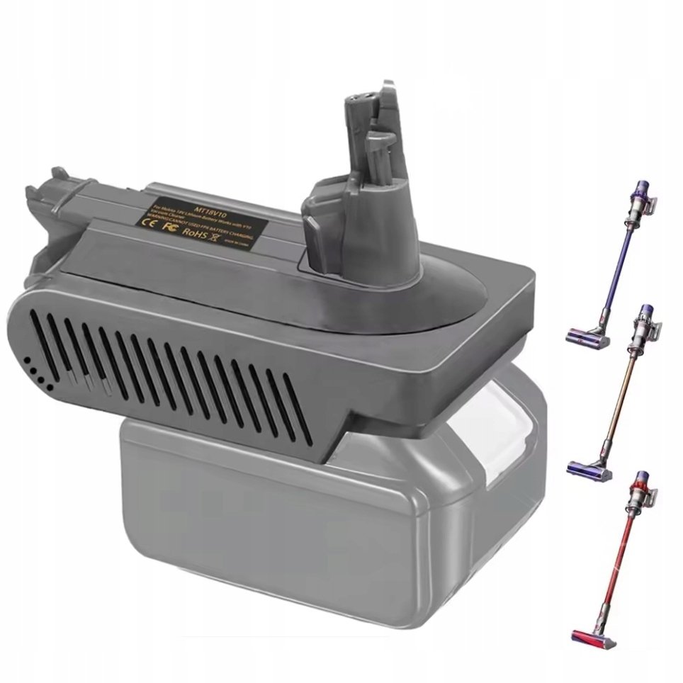 ADAPTER AKUMULATORA MAKITA 18V DO DYSON V10 SV12 ODKURZACZ ABSOLUTE ...
