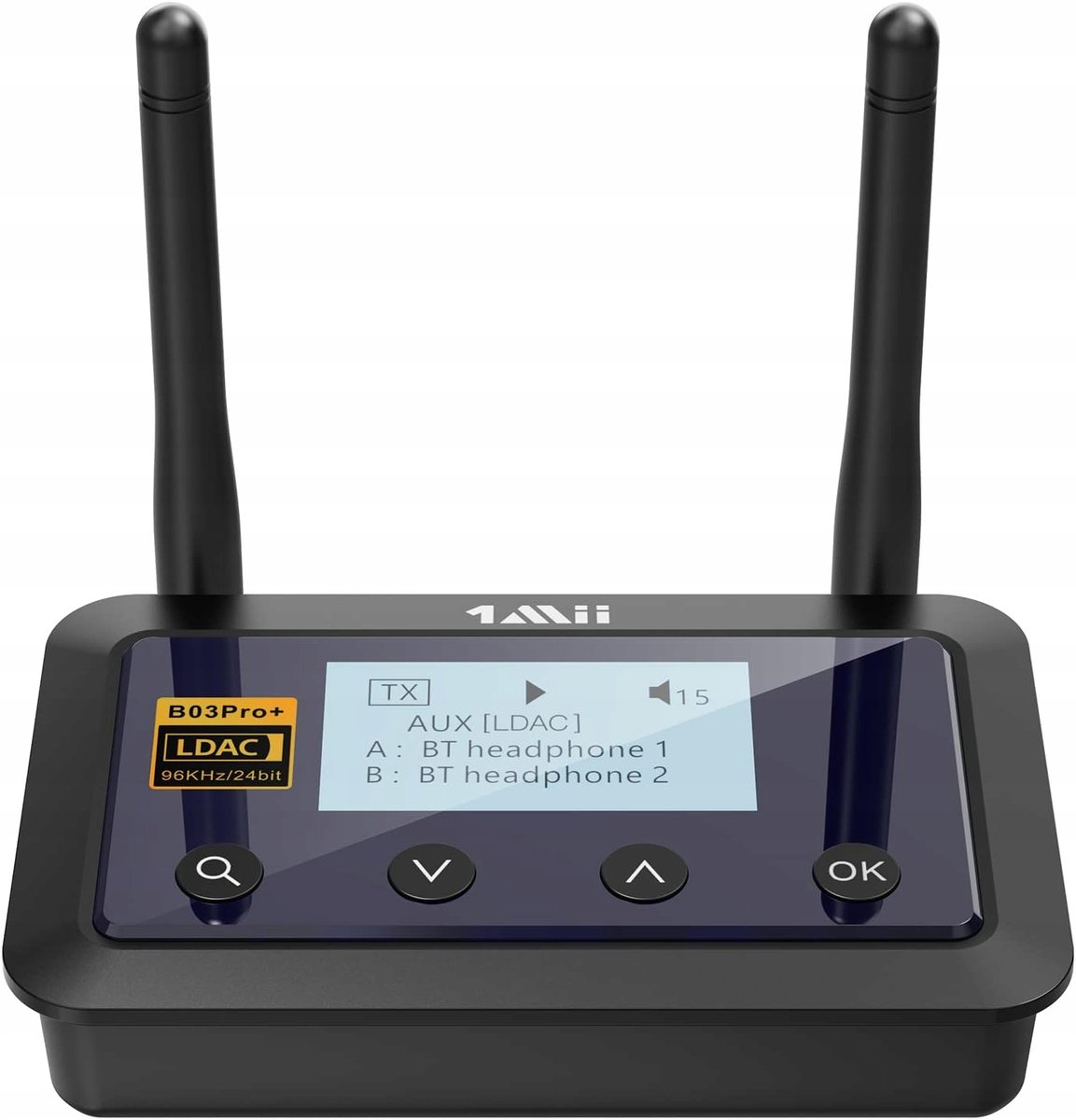 Adapter Bluetooth 1Mii B03Pro+ Na Kilka Urządzeń Zasięg 80M Ldac 24Bit ...