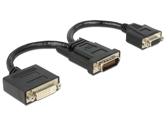 Adapter DMS-59 - DVI/VGA DELOCK - Delock | Sklep EMPIK.COM