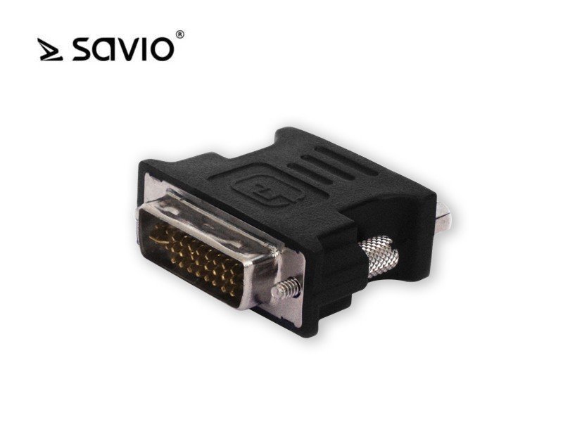 Adapter DVI-I (M) do VGA 15 pin (F) SAVIO CL-25 - SAVIO | Sklep EMPIK.COM