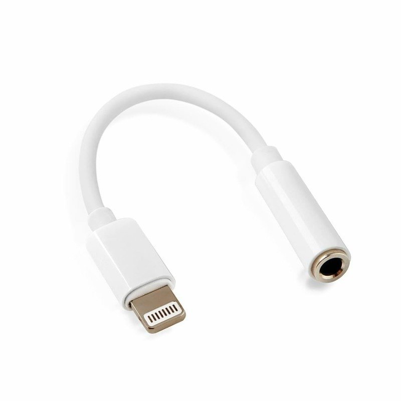 Adapter Iphone Lightning Na Mini Jack 3,5Mm Przejściówka Reverse Biały ...