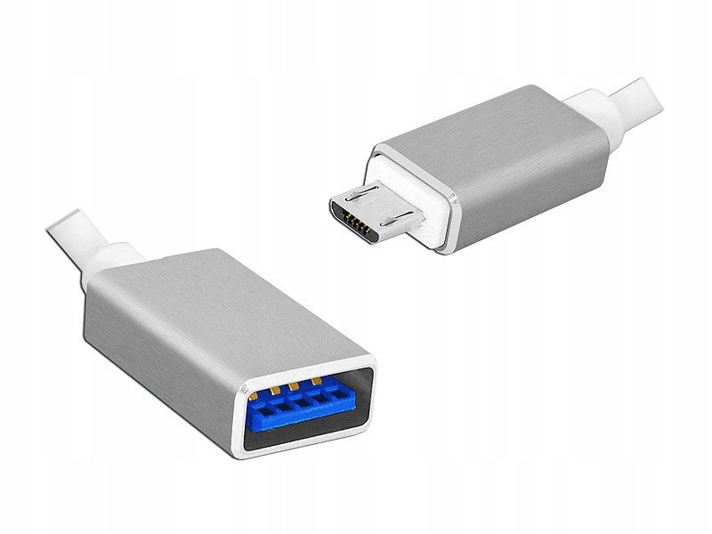 ADAPTER KABEL USB OTG MicroUSB - USB 20CM DO TELEFONU TABLETU - Lamex ...