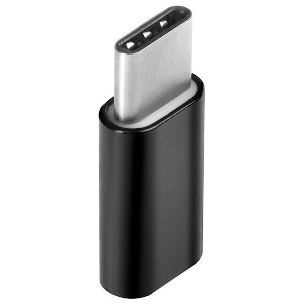 Adapter Micro Usb - Usb Typ C Pa-30 Czarny - VegaCom | Sklep EMPIK.COM