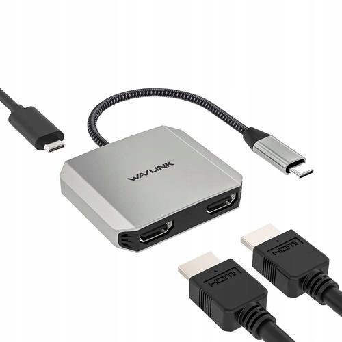 ADAPTER PODWÓJNY HDMI WAVLINK WL-UH510 PRO USB-C 87W 4K - Wavlink | Sklep EMPIK.COM