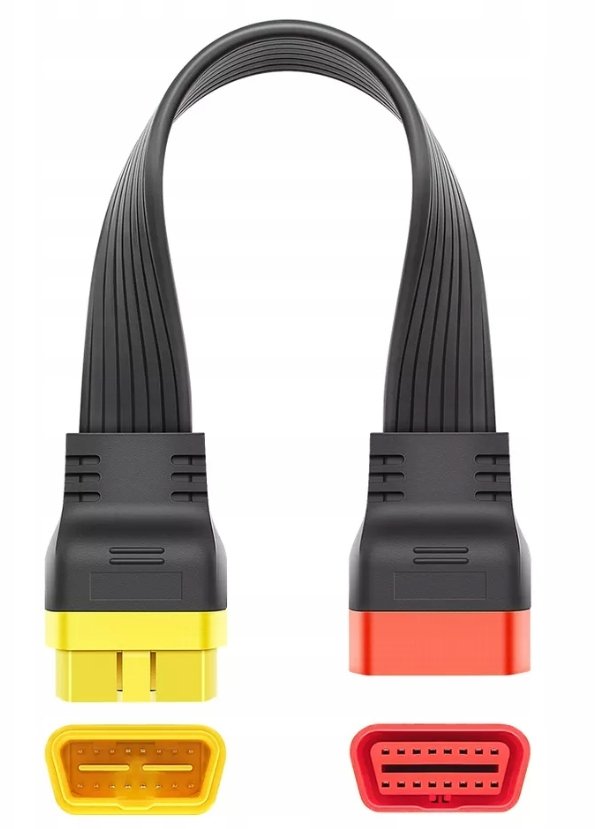 ADAPTER PRZEDŁUŻKA 60cm OBD2 ELM 327 LAUNCH THINKDIAG MULTIDIAG VGATE ...