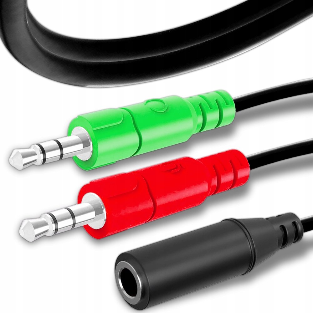 ADAPTER PRZEJŚCIÓWKA ROZDZIELACZ MINI JACK 3.5 MM DO SŁUCHAWEK MIKROFONU - Raltek | Sklep EMPIK.COM