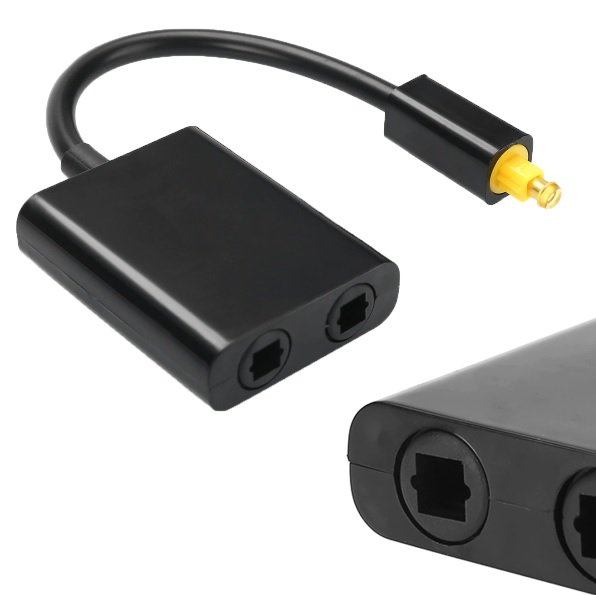 Adapter Rozdzielacz Splitter Optyczny Toslink 1X2 - Inna marka | Sklep ...