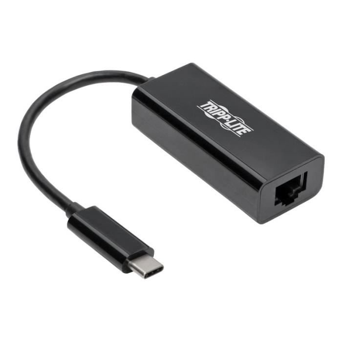 Adapter sieciowy Eaton TrippLite Gigabit Thunderbolt 3 USB-C - czarny ...