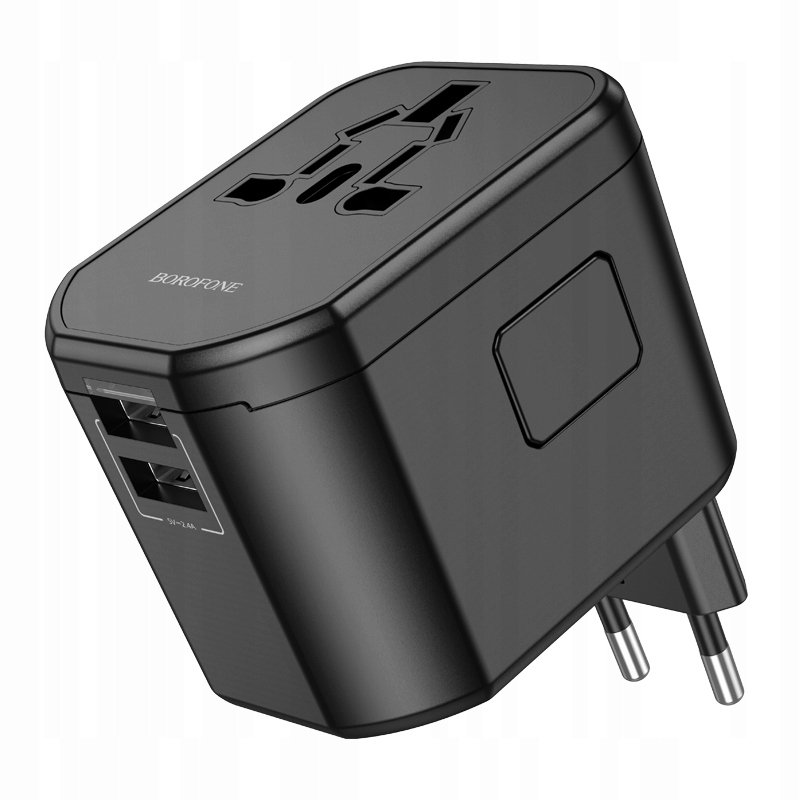 Adapter Sieciowy Zasilania Ładowarka Zasilacz Usb +Wtyczka Usa Uk Eu ...