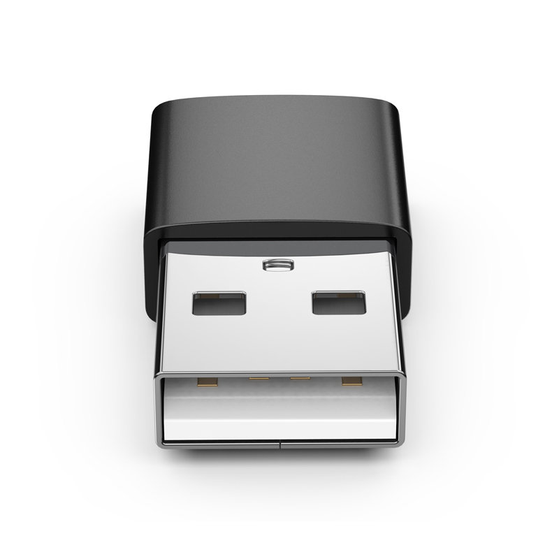 Adapter USB-A (męski) na USB-C (żeński). Black - INF | Sklep EMPIK.COM