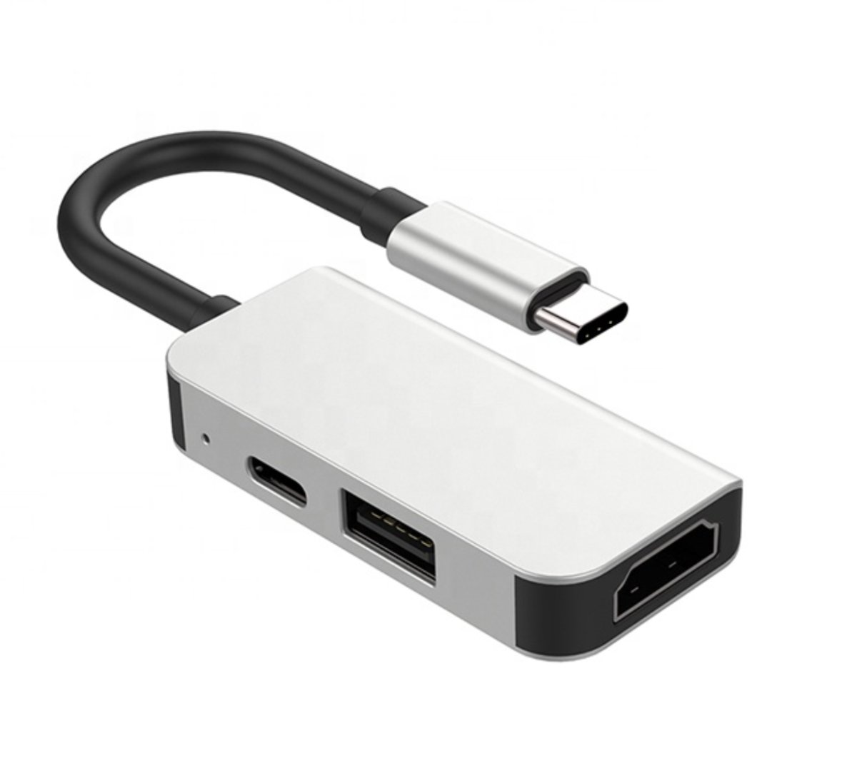 ADAPTER USB C HUB MACBOOK AIR PRO M1 M2 M3 M4 HDMI USB 3w1 STACJA DOKUJĄCA - Spreest | Sklep ...