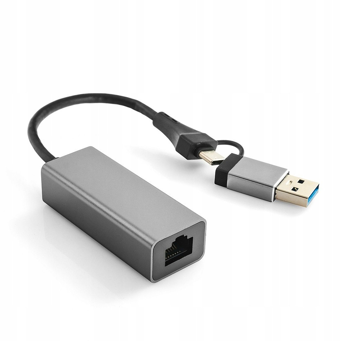 Adapter USB na gniazdo RJ45 1000Mbps SPU-A16 - Spacetronik | Sklep ...