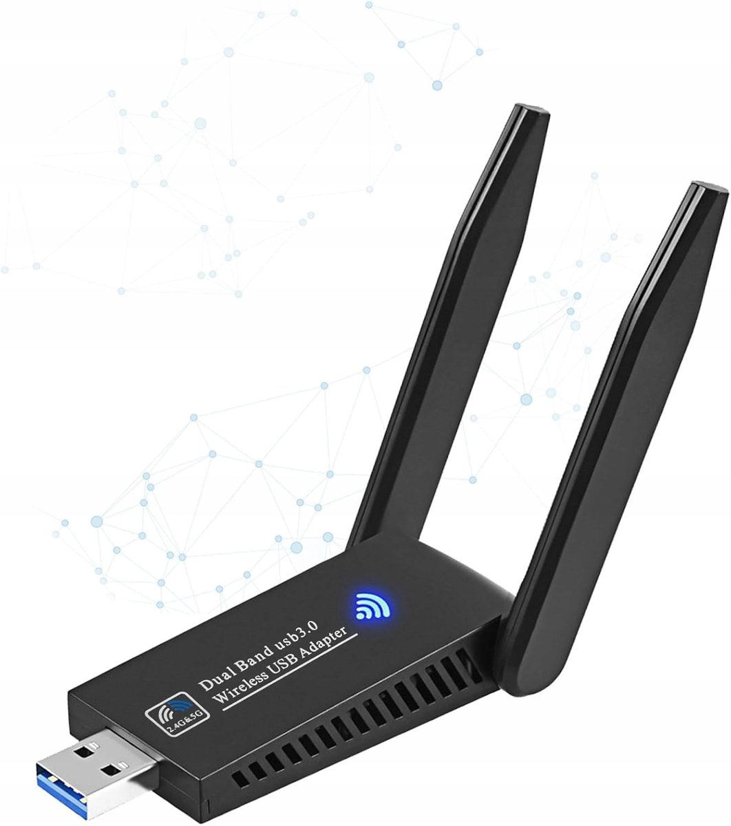 Adapter USB WLAN AC1300 1300 Mb/s, 5GHz/2.4GHz, MU-MIMO, Windows/Mac ...