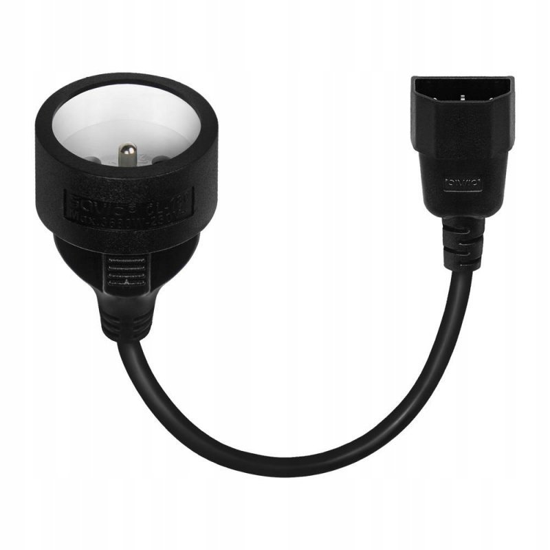 Adapter Zasilania Savio Cl-180 Iec C14 - Cee 7/5 (E) 0,15M - SAVIO ...
