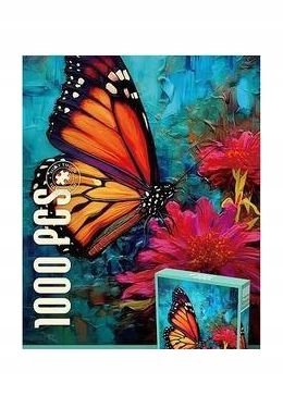 ADAR 1000 EL. MOTYL NA KWIATACH [PUZZLE] - Inna marka | Sklep EMPIK.COM