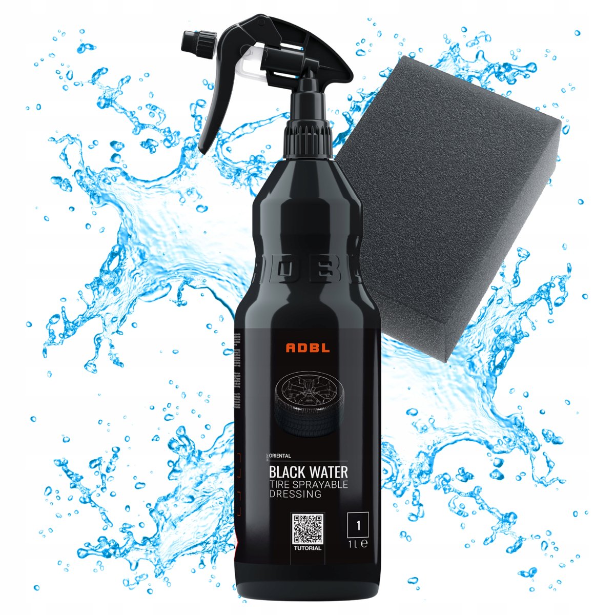 ADBL Black Water 1L + ADBL One Shot Tire Pad dressing czernidło do Opon - Inna marka ...