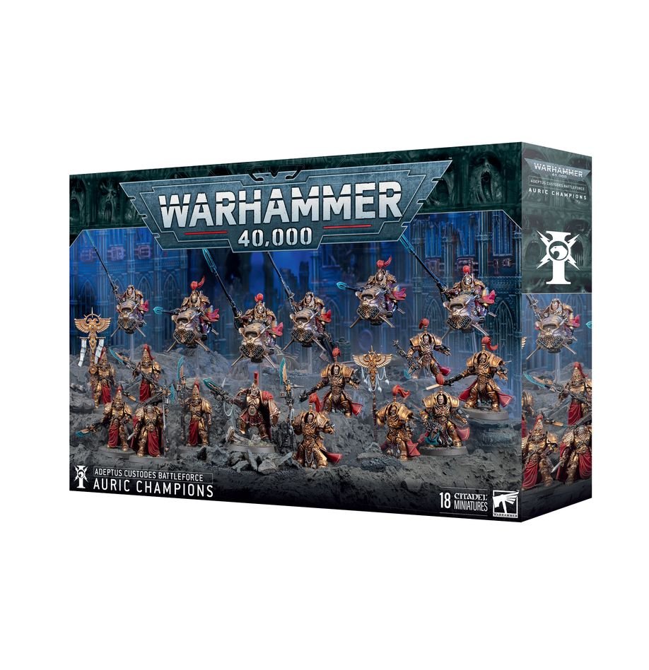 ADEPTUS CUSTODES BattleForce Auric Champions Box - MORION | Sklep EMPIK.COM