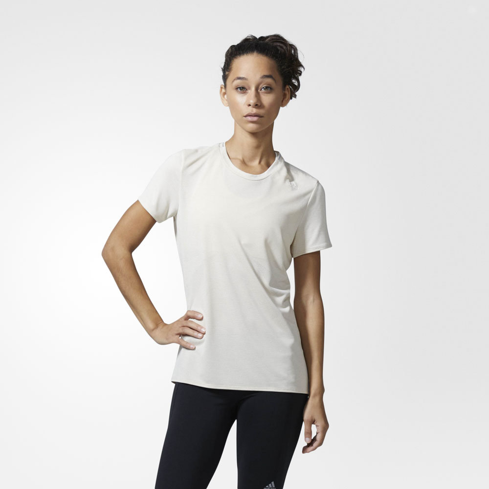 Adidas, Koszulka damska, Supernova Tee W, biała, rozmiar S - Adidas | Sport Sklep EMPIK.COM