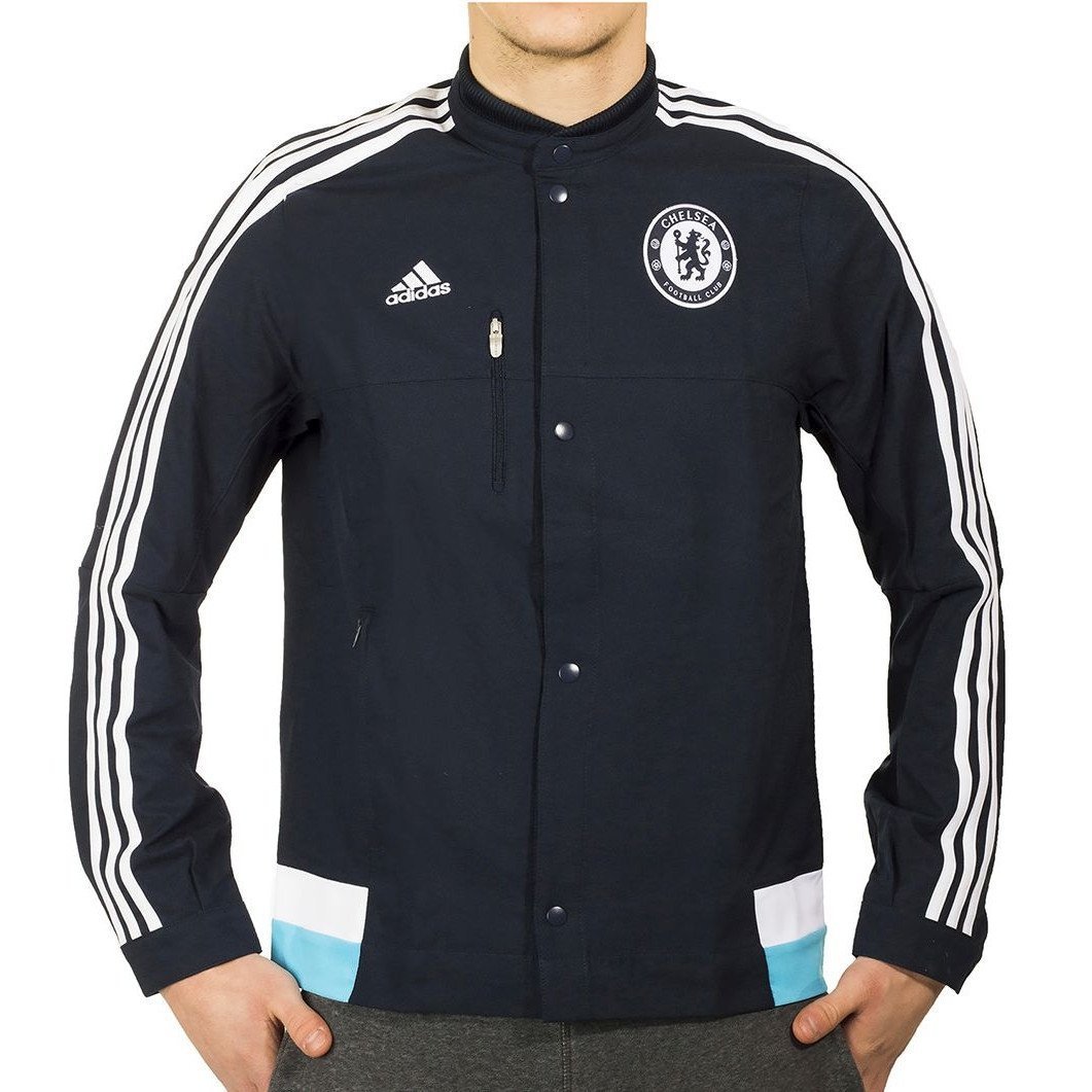 Adidas kurtka CFC Chelsea Londyn Anth Jkt Y M36336 128 - Adidas | Sklep ...