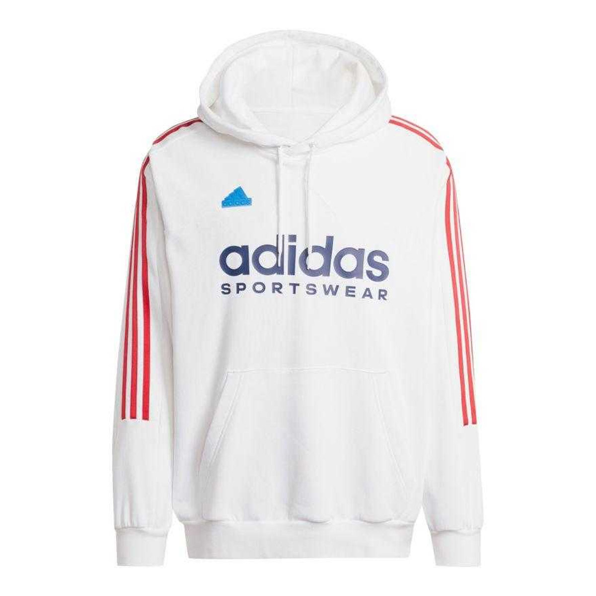 Adidas Męska Bluza Z Kapturem House Of Tiro Nations (M / Ciepły Biały ...