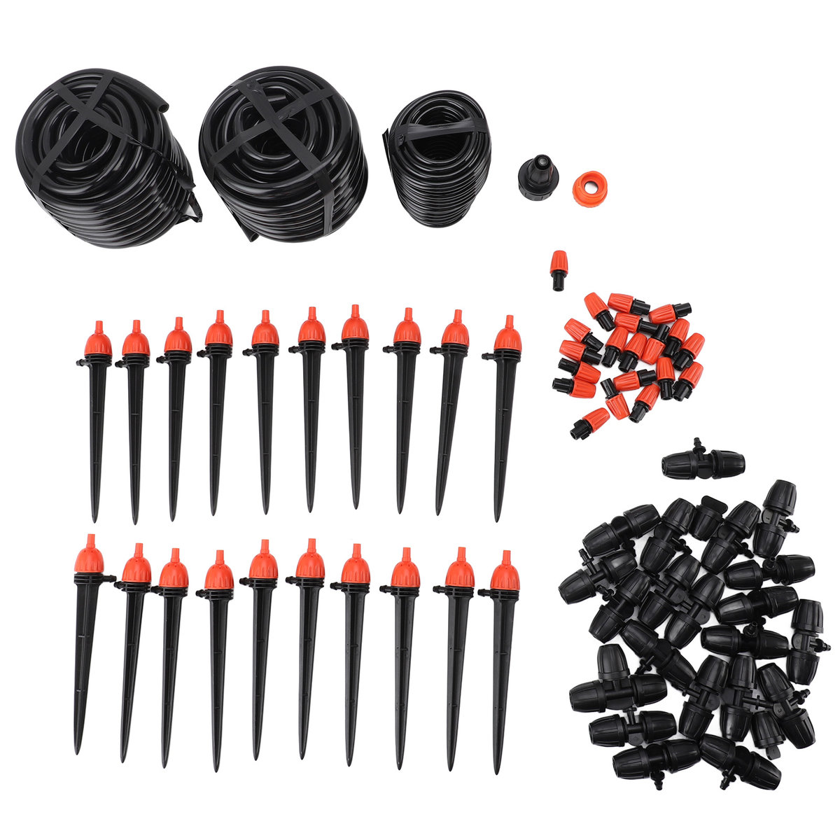 Adjustable Nozzle Quick Connect Drip Irrigation System and Automatic ...