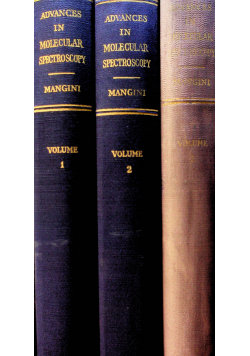 Advances in Molecular Spectroscopy 3tomy - Pergamon Press | Książka w Empik