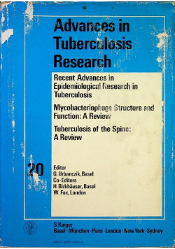 Advances Tuberculosis Research vol 20 - Opracowanie zbiorowe | Książka ...