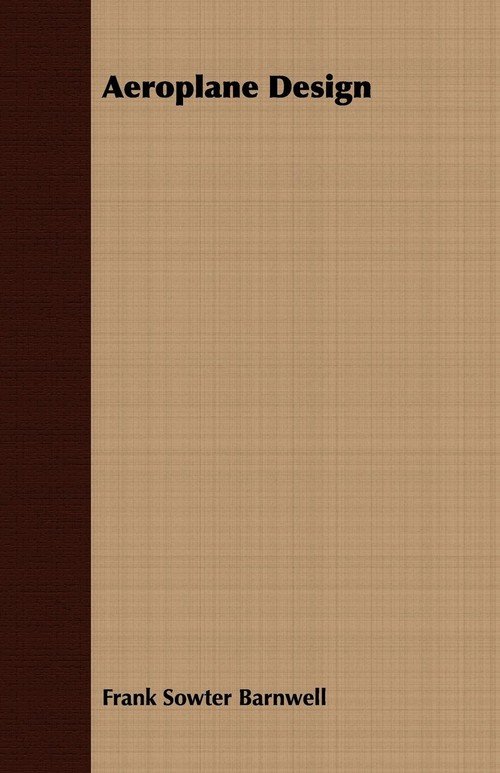 Aeroplane Design - Barnwell Frank Sowter | Książka w Empik