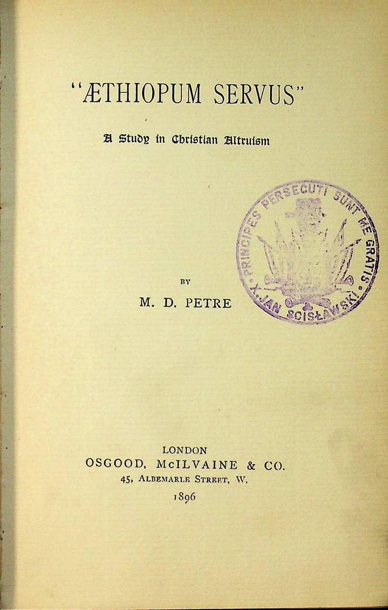 Aethiopum Servus 1896 r - W opisie | Książka w Empik