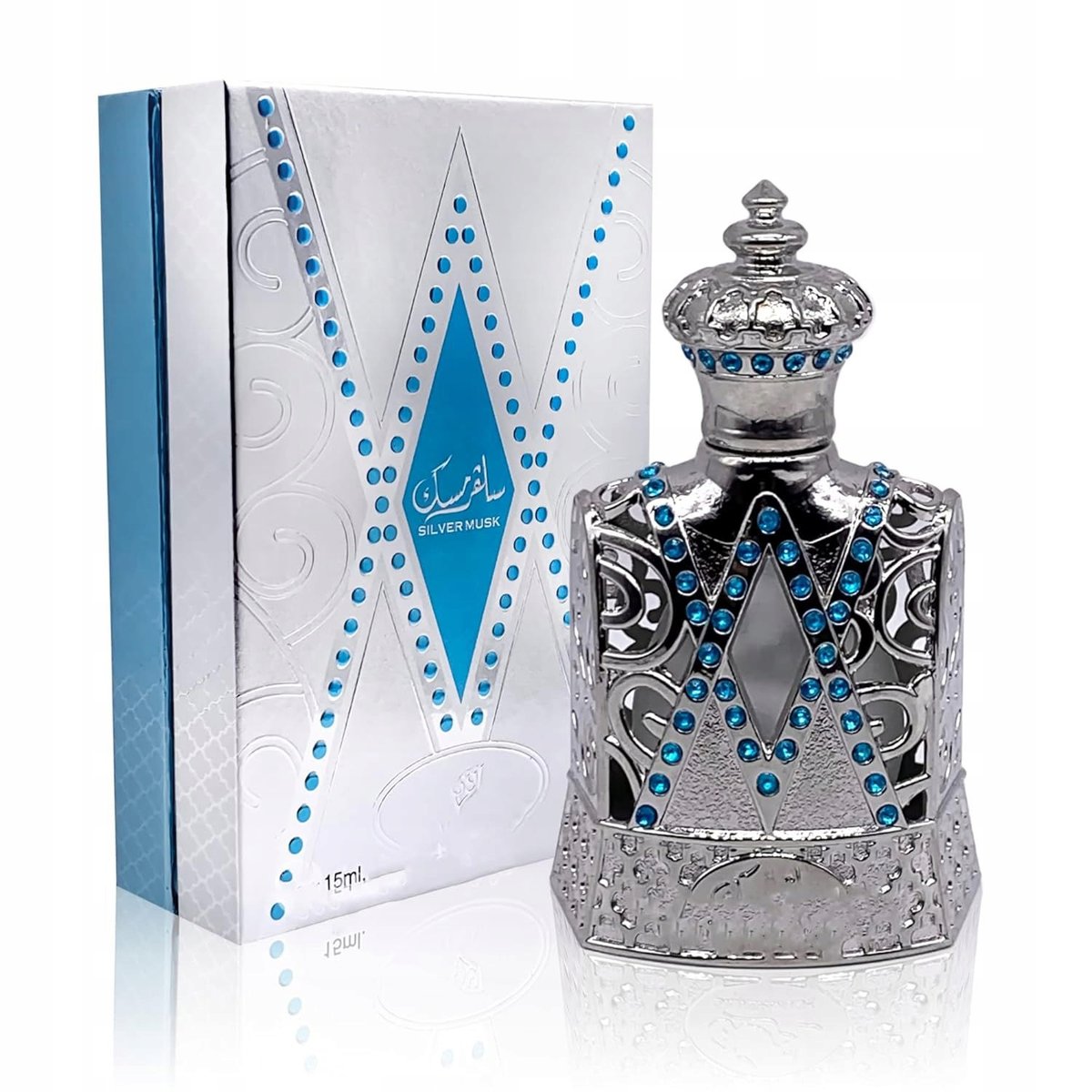 AFNAN AFNAN SILVER MUSK - KONCENTROVANÝ PARFEMOVANÝ OLEJ - VOLUME: 15 ...