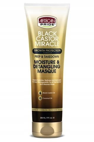 African Pride Black Castor Oil Maska 227g | Sklep EMPIK.COM