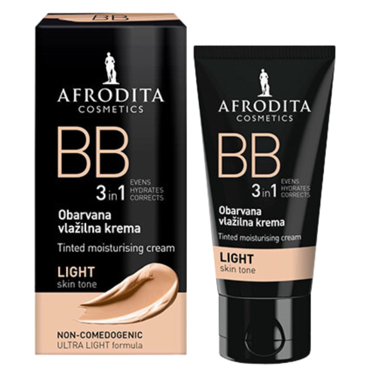 Afrodita, BB Tinted Moisturising Cream Light Skin Tone Krem BB, 30ml | Sklep EMPIK.COM