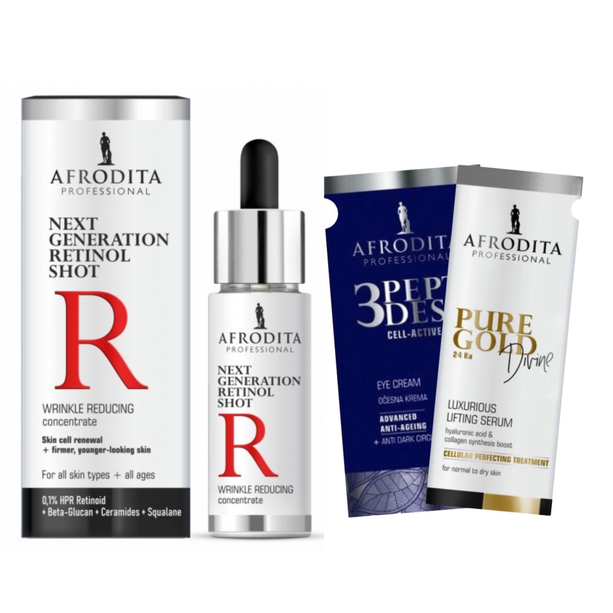 Afrodita Next Generation Retinol Shot R + 2 Probki | Sklep EMPIK.COM