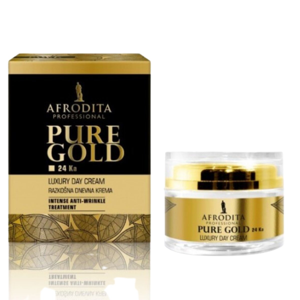 Afrodita, Pure Gold 24 Ka, Luksusowy Krem na Dzień, 50ml | Sklep EMPIK.COM