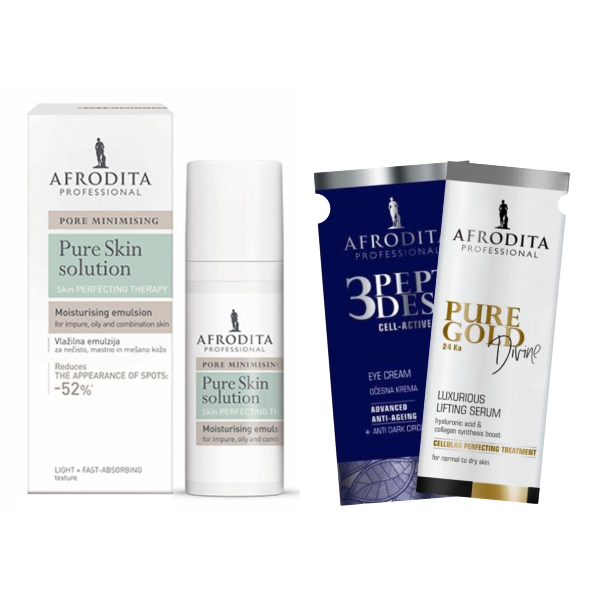 Afrodita Pure Skin Solution Nawilżająca Emulsja + 2 Próbki | Sklep ...