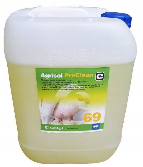 AGRISOL PRECLEAN 69 PŁYN DO MYCIA WYMION 20KG - AAB0W9 | Sklep EMPIK.COM